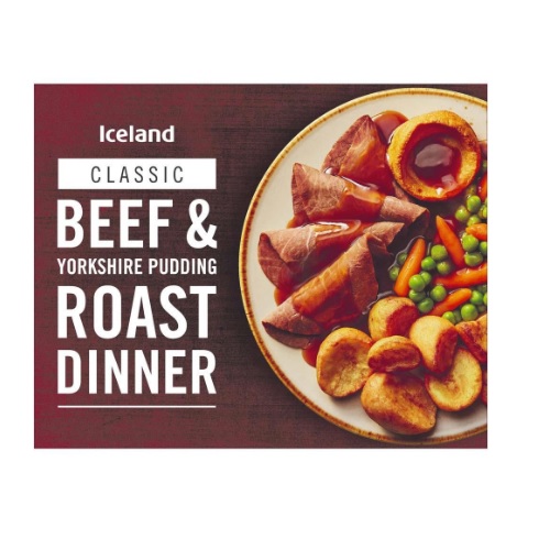 Iceland Roast Beef Dinner 450g (Frozen & Fresh Shipping) | Lazada.co.th
