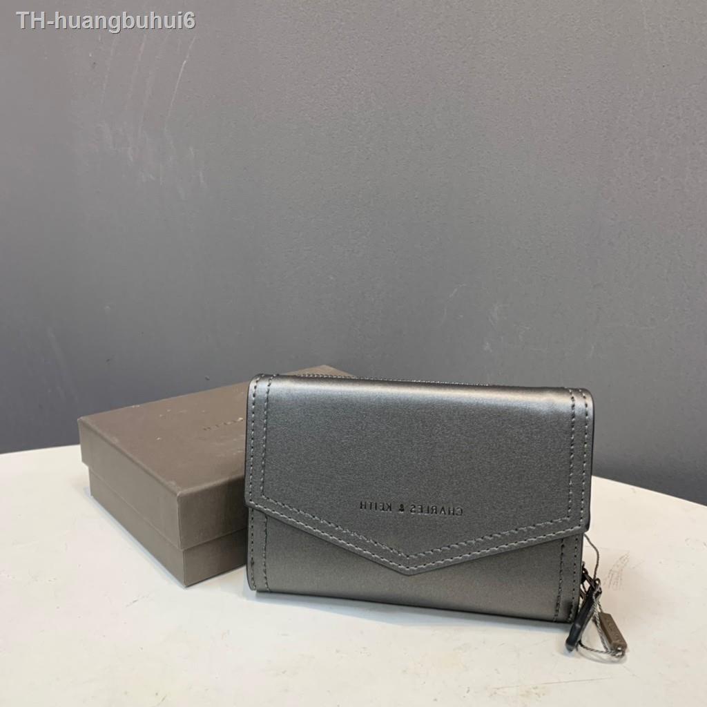 กระเป๋าสตางค์ ของแท้ 100-Charles And Keith Ck6-10770427 กระเป๋าสตางค์ ...