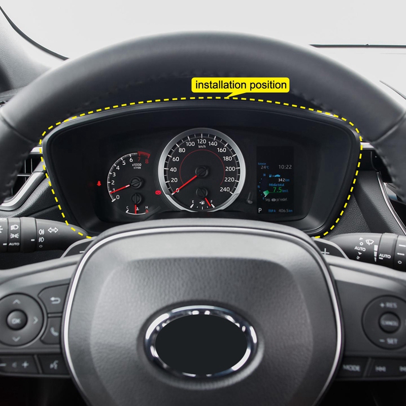 【Ready Stock&COD】For Toyota Corolla Cross 2019-2021 Carbon Fiber Car ...