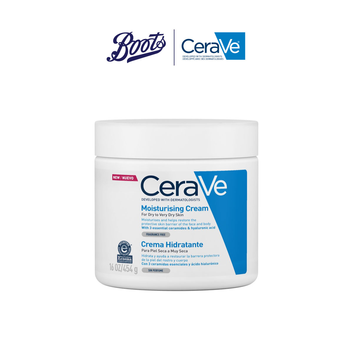 Cerave Moisturizing Cream เซราวี มอยซ์เจอร์ไรซิ่ง ครีม 454 มล - Boots ...