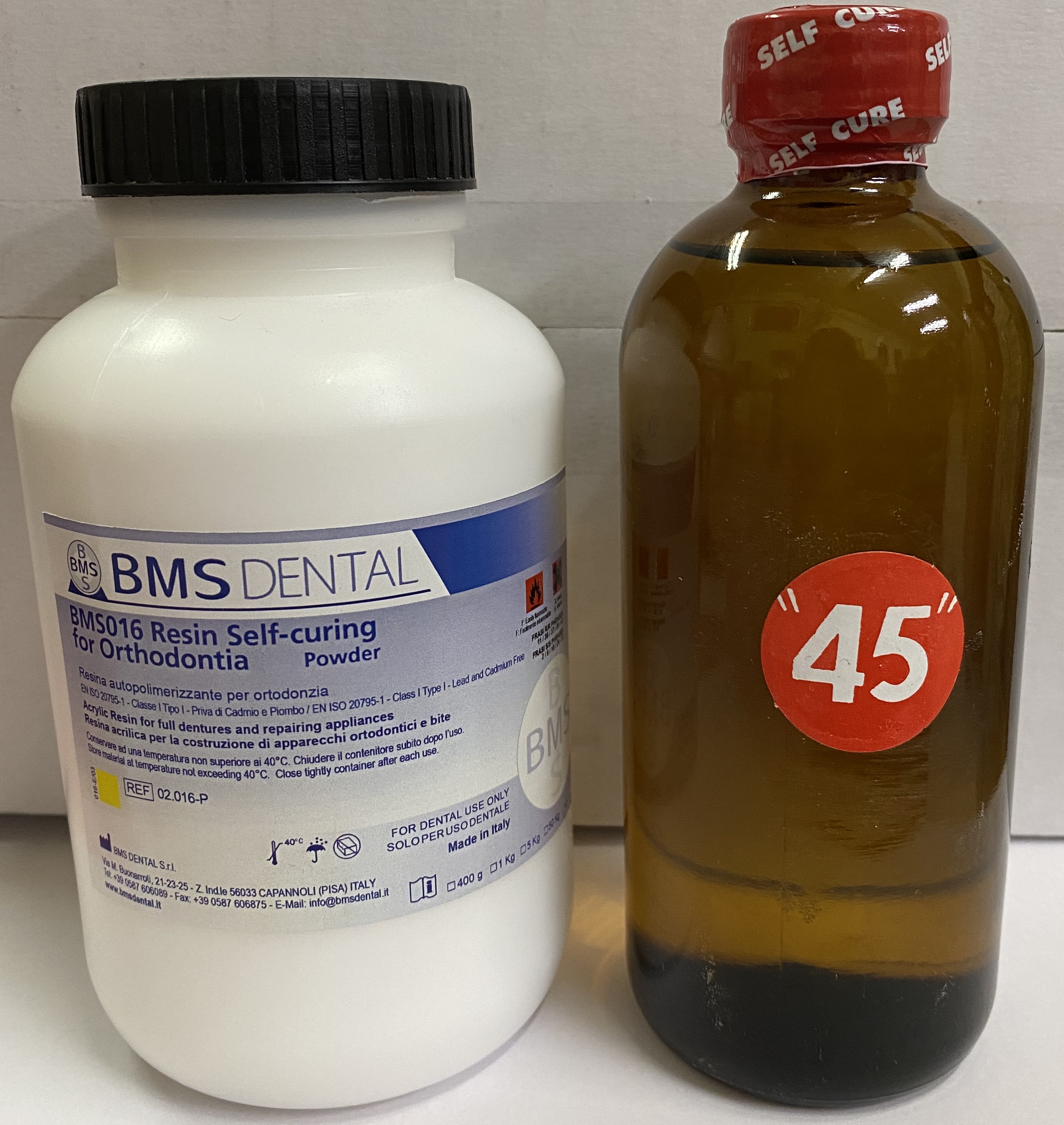 (016)Resin Self-Curing Powder + Monomer Liquid Self Cure - PrompDent ...