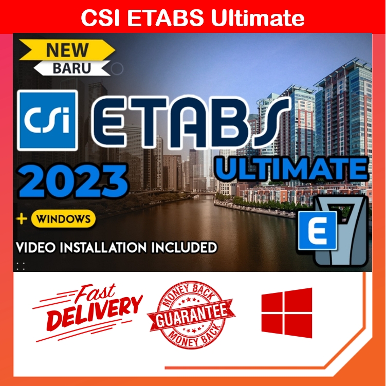 CSI ETABS Ultimate 2023 v21.0 | Lifetime For Windows | Full Version [ Sent email only ] | Lazada ...
