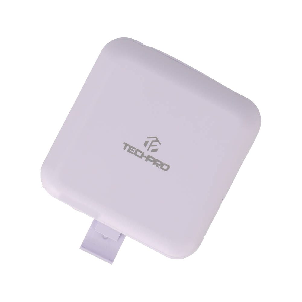 TECHPRO Power Bank 15000 mAh 1xUSB-A 1xType-C LED Display 2 in 1 Cable ...