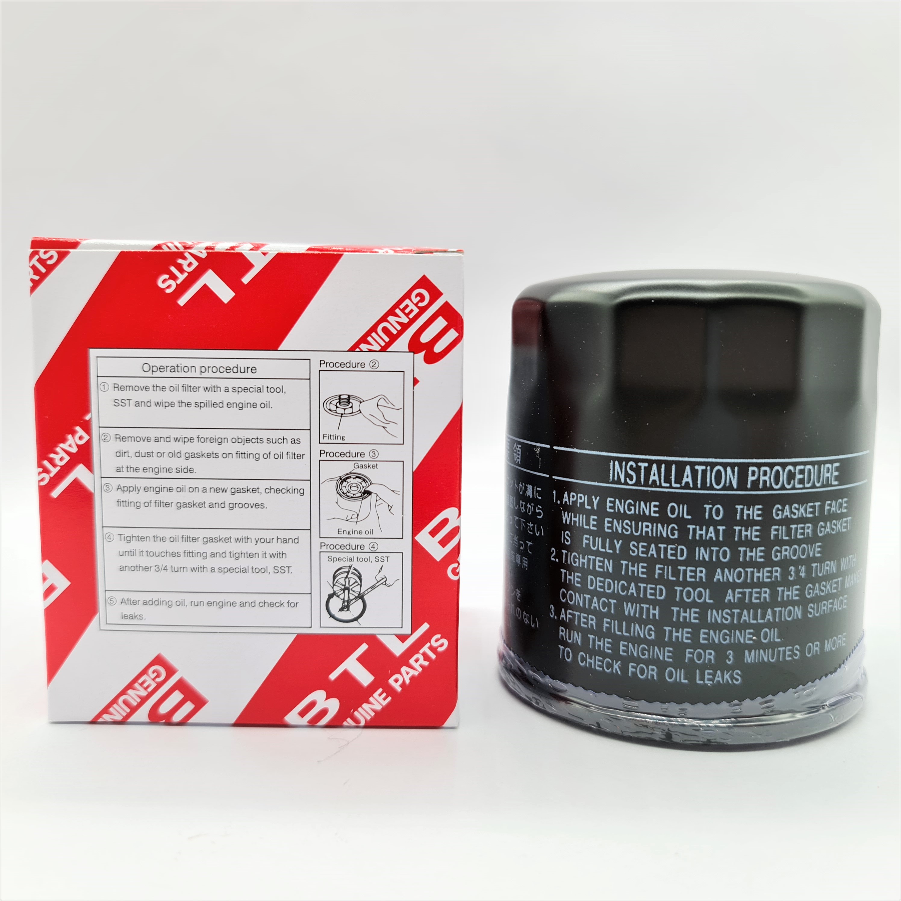 กรองน้ำมันเครื่อง ยี่ห้อ บีทีแอล BTL OEM รหัส 90915-YZZD2 โตโยต้า ...