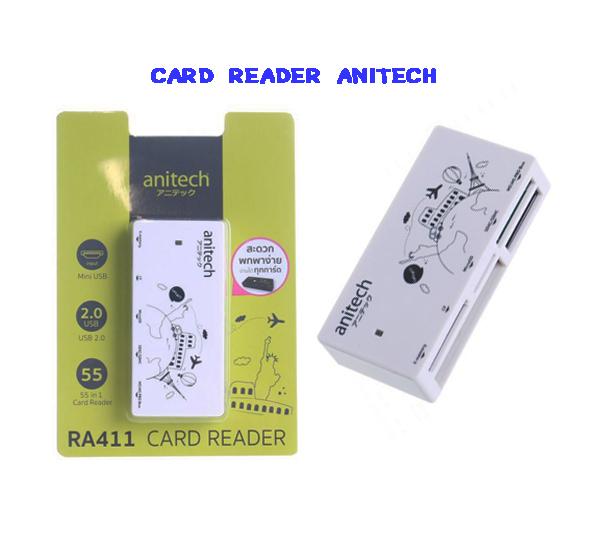 Card Reader AnitechANITECH EXTERNAL RA411 white การ์ดรีดเดอร์ ตัวอ่าน ...