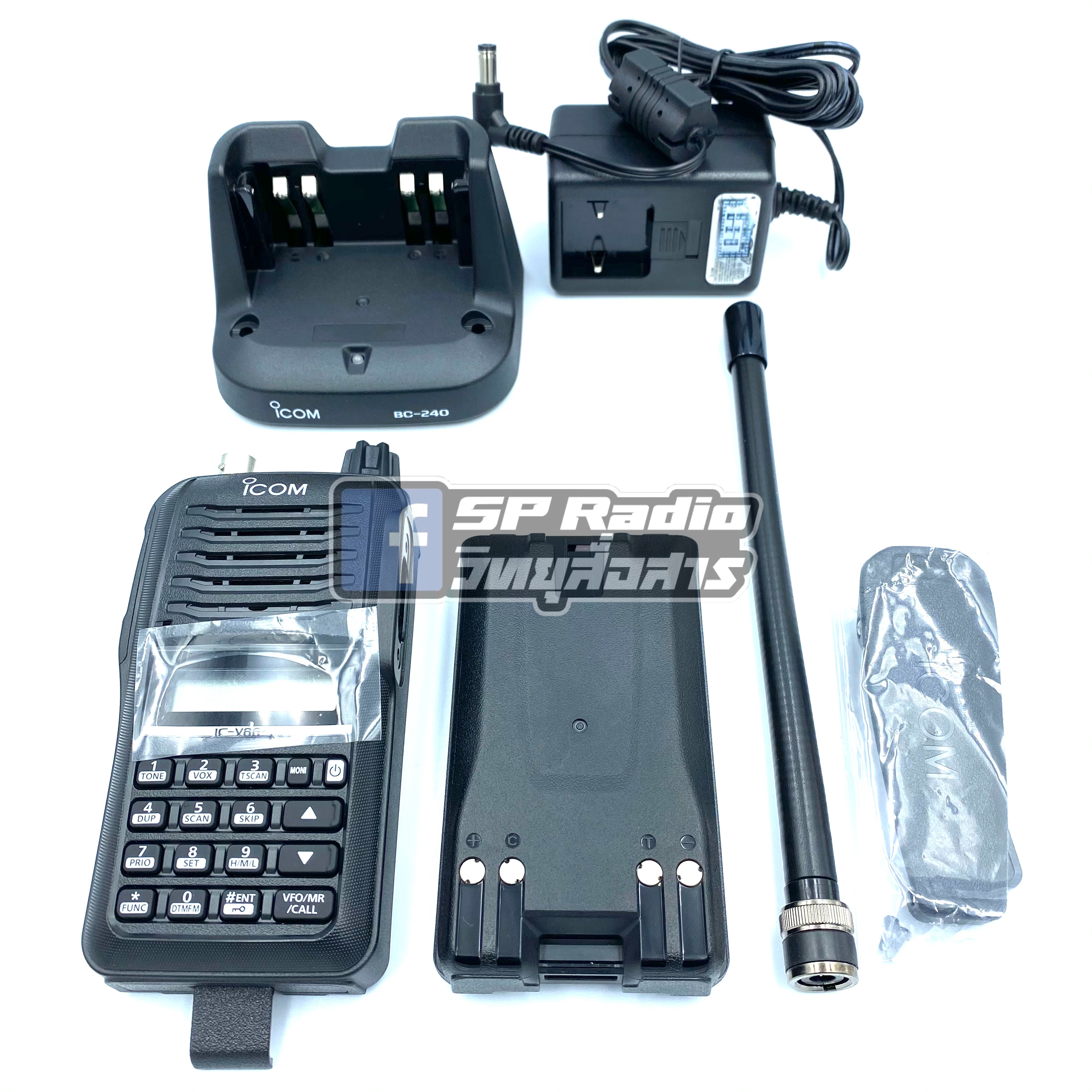 วิทยุสื่อสาร ICOM รุ่น IC-V86-T สีดำ (มีทะเบียน ถูกกฎหมาย) - SP Radio ...