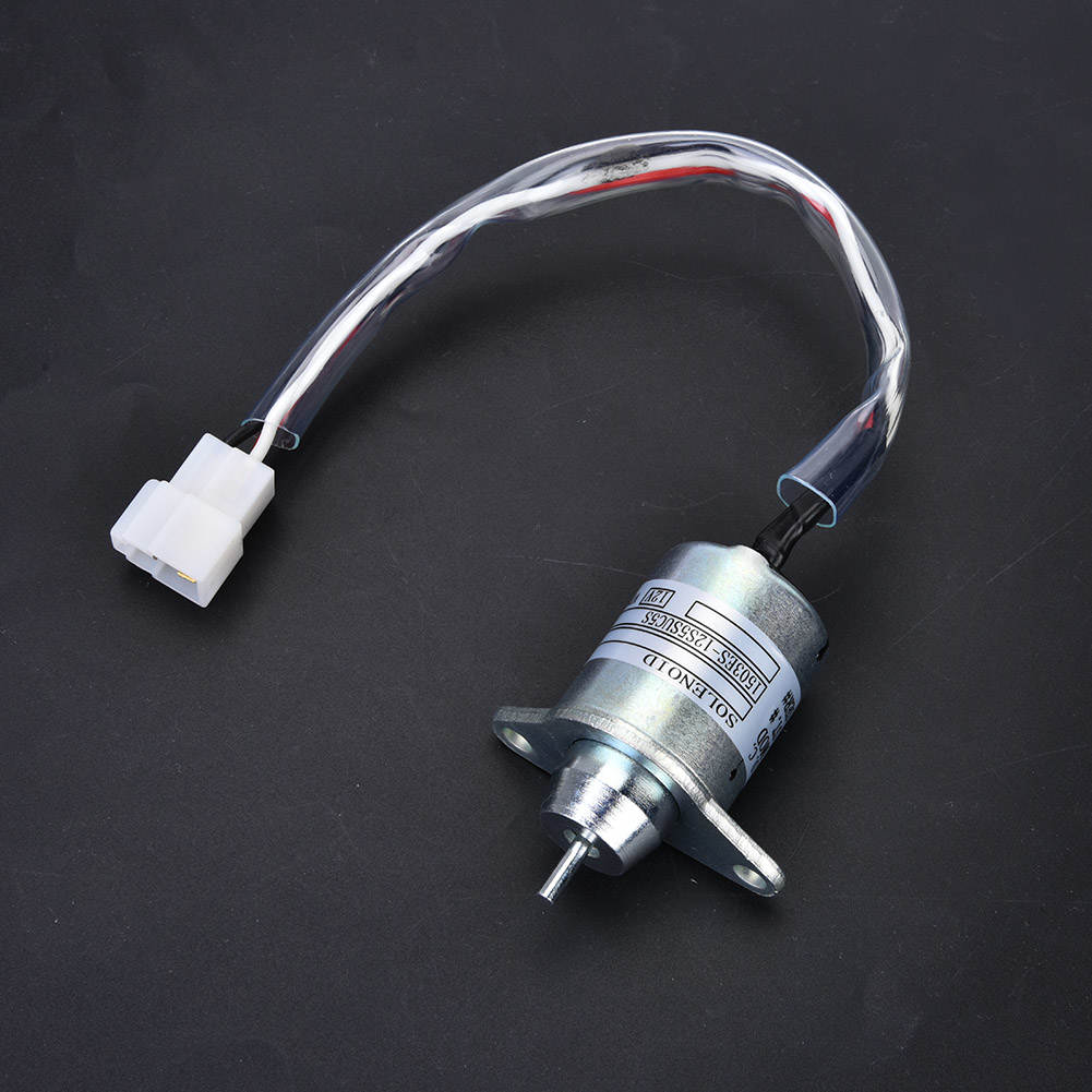 【ถูกๆ】Shutdown Solenoid Valve อุปกรณ์เสริมสำหรับรถขุด 12V สำหรับ YANMAR ...