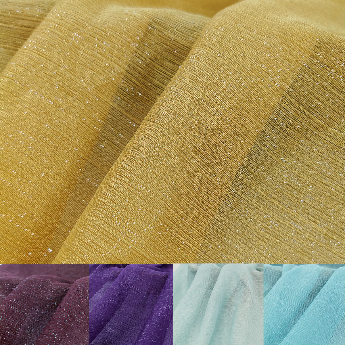 Silver light silk crepe knit chiffon fabric curtain cloth Ru macromedia ...