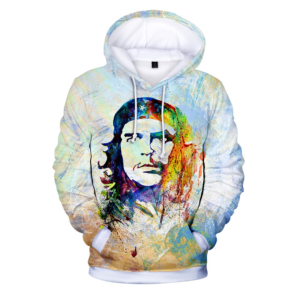 Cool Che Guevara Hero 3D Hoodies Sweatshirt Men Autumn Winter Hoodie ...