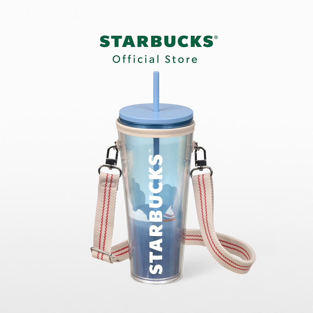 Starbucks Summer Boat Sailing With Carrier Cold Cup 24oz. ทัมเบลอร์ ...