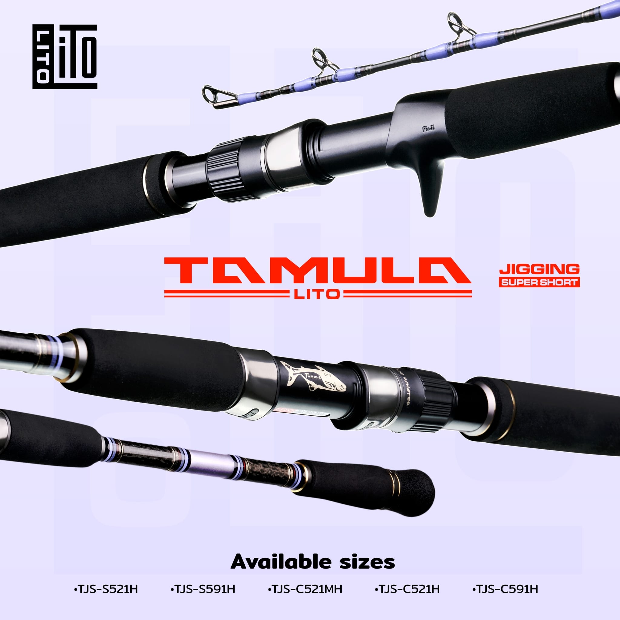 คันเบ็ด LITO TAMULA JIGGING SUPER SHORT - Mata Fishing - ThaiPick