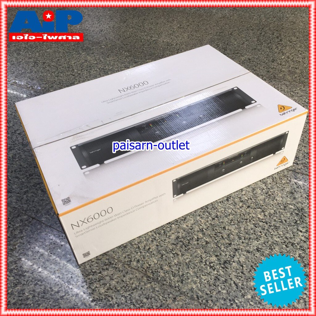 BEHRINGER NX-6000 POWERAMP ของแท้ NX6000 POWER AMP เพาเวอร์แอมป์ Class ...