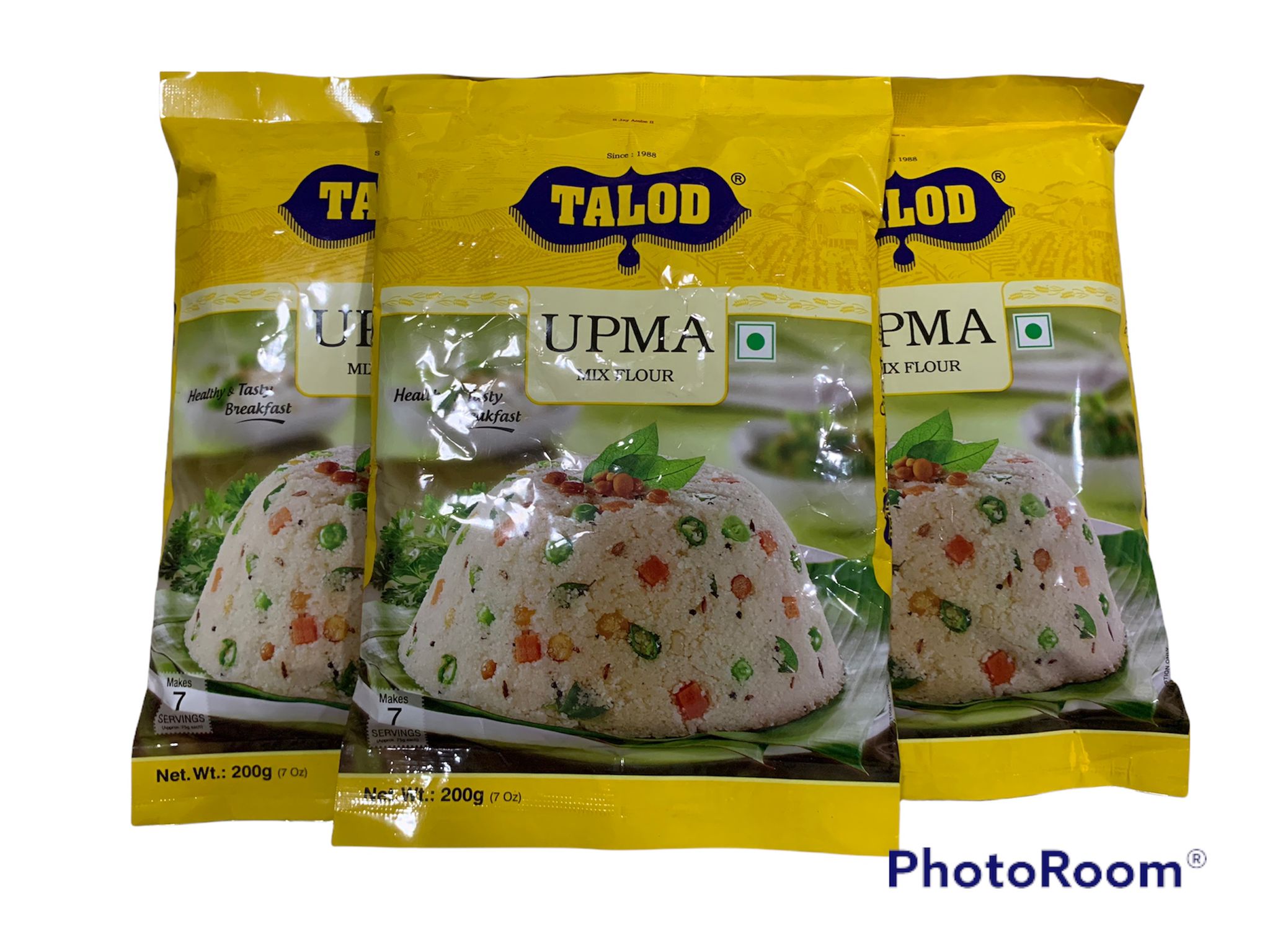 ตะโลด ทันที อุปมา แป้งผสม พร้อมทาน 200 ครัมx3 (3แพ็ค) Talod Instant ...