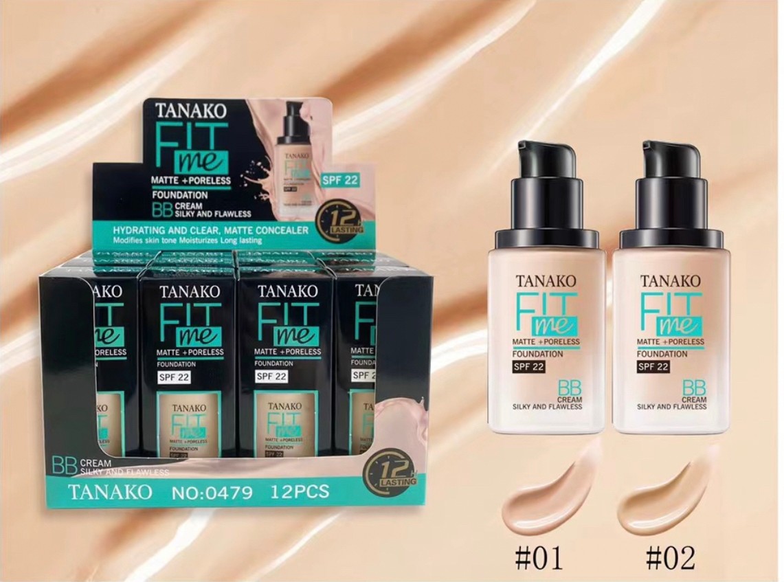 0479 TANAKO ฟิต มี แมทต์ ฟาวน์เดชั่น ครีมรองพื้นผสมครีมกันแดด SPF22 ...