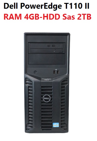 Server Dell PowerEdge T110 II Intel Xeon E3-1220 V2 -3.10GHz -RAM 4GB ...
