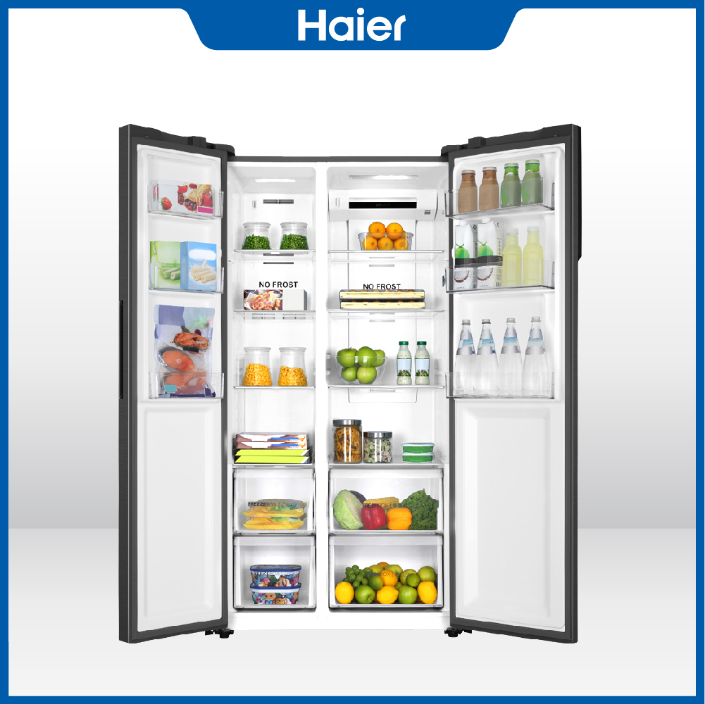 Haier ตู้เย็น Side by Side Dynamic Inverter ขนาด 19.2 คิว รุ่น HRF ...