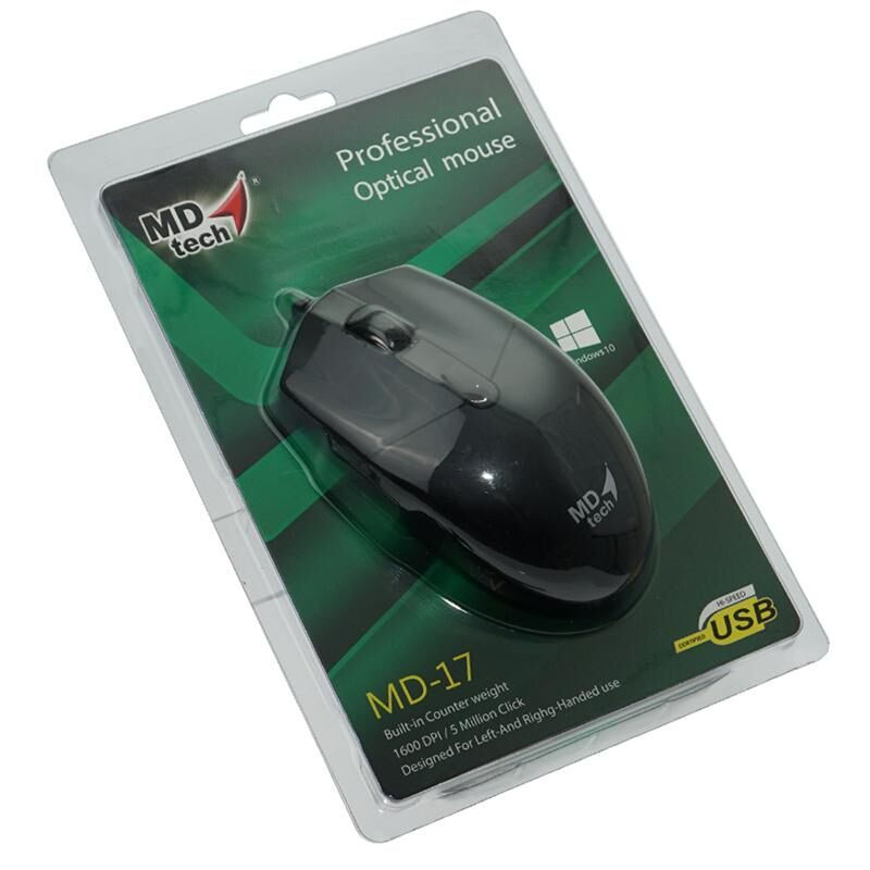 MD TECH เมาส์ มีสายใช้ดี ทน MD-17 PROFESSIONAL OPTICAL MOUSE - Tawee ...