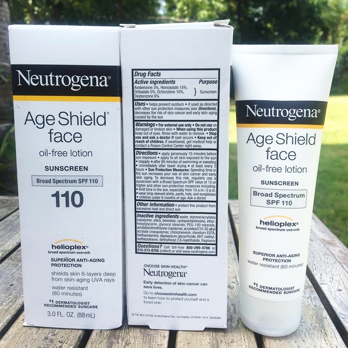 ครีมกันแดด SPF 110 สำหรับผิวหน้า Neutrogena® Age Shield Face, Oil-Free ...