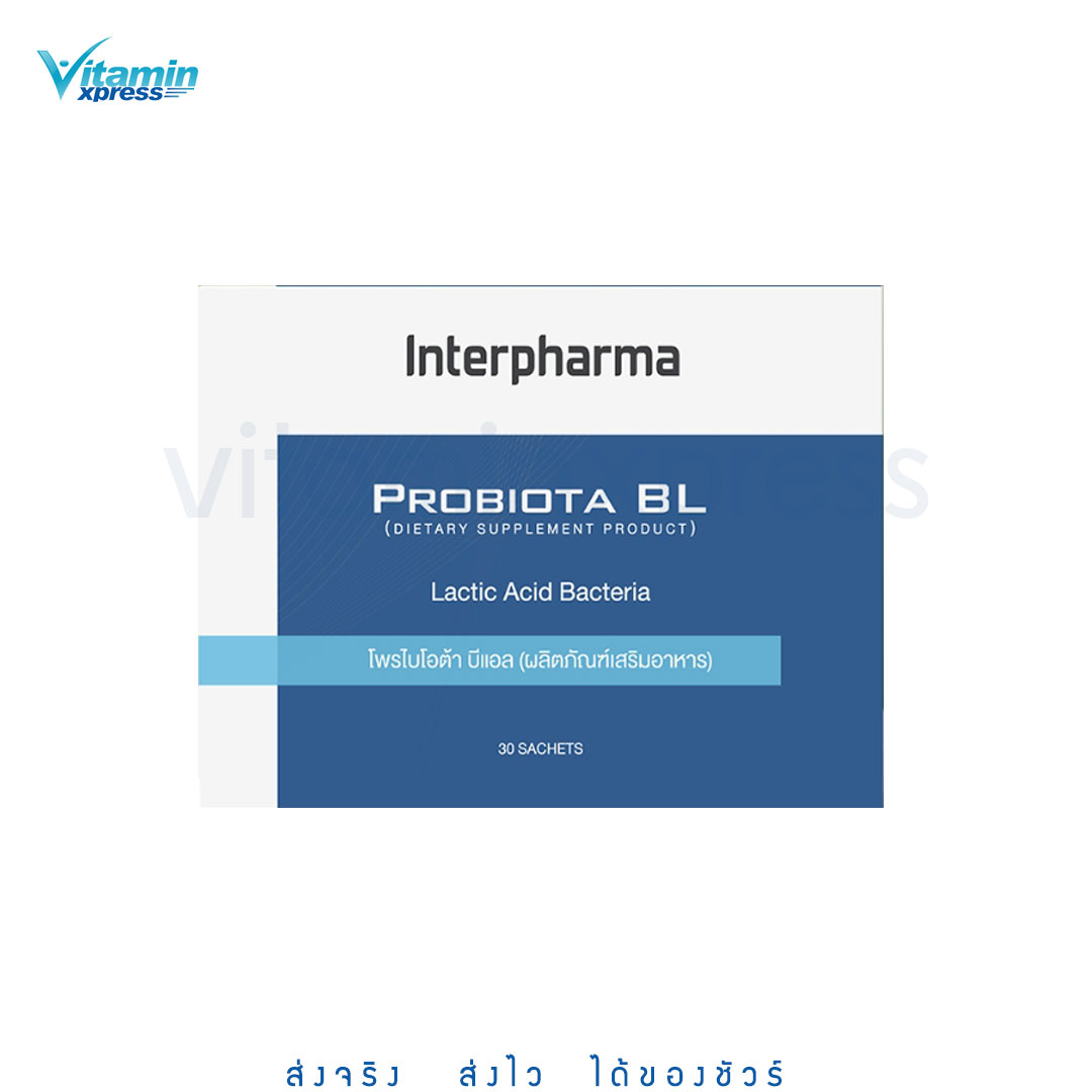 EXP 11/2023 Interpharma Probiota BL 30 ซอง นวัตกรรมโปรไบโอติกแบคทีเรีย ...