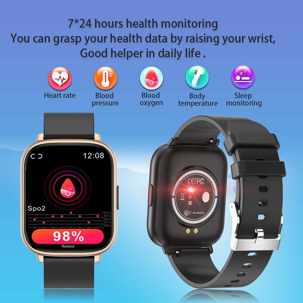 2022 New Samrtwatch Q9 Pro Gt2 Men Women Smart Watch Ip68 Waterproof 1. ...