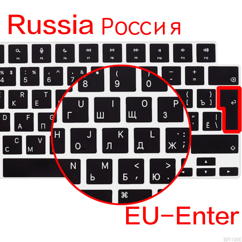 Keyboard Cover For 2005 - 2022 New M2M1 Macbook Pro Air 131513.61612 ...
