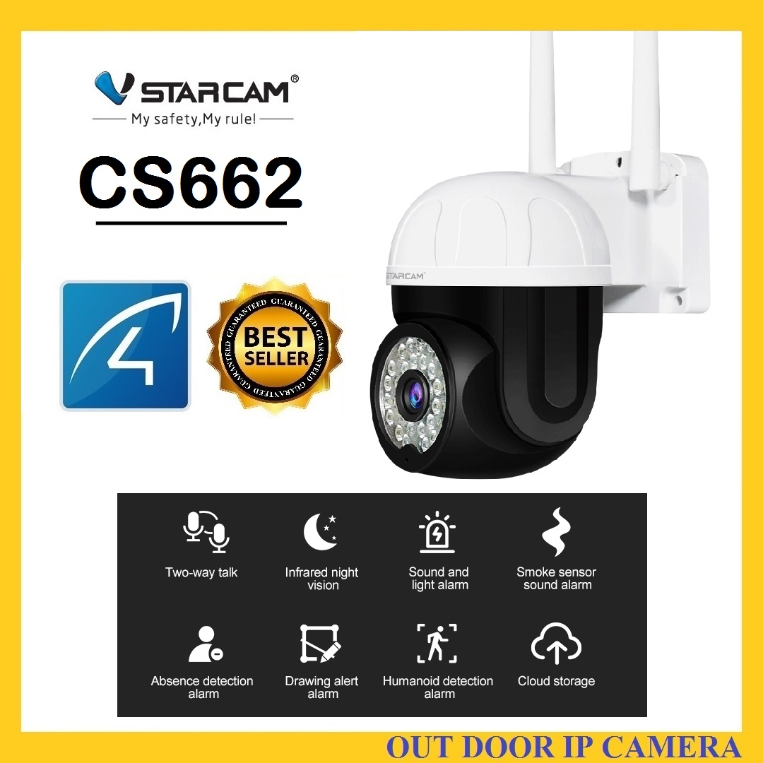 【VSTARCAM】CG668 4G LTE SiM SUPER HD 1296P 3.0MegaPixel H.264+ iP Camera กล้องวงจรปิด - Nuomi ...