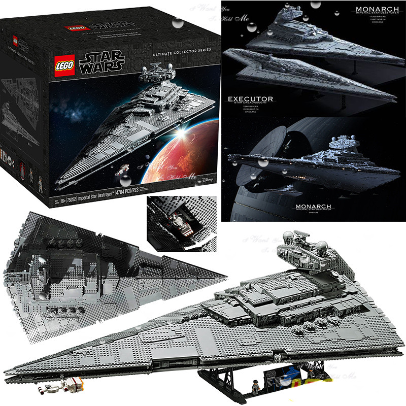 LEGO Star Wars 75192 Millennium Falcon 75252 Imperial Star Destroyer ...
