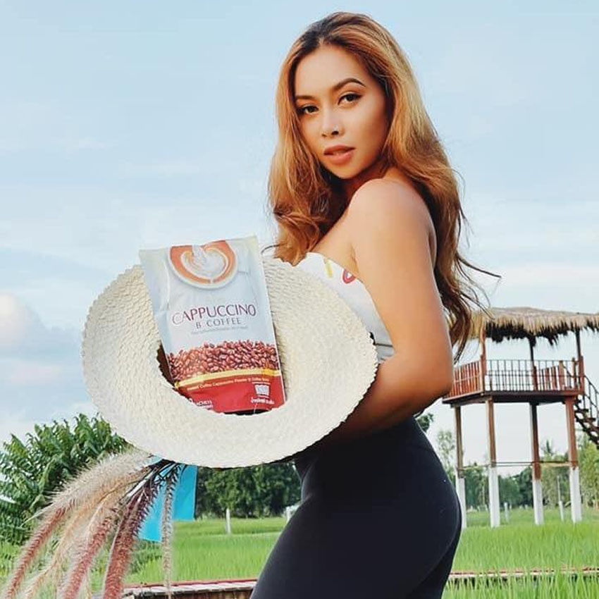 Be Easy Cappuccino B Coffee กาแฟบีอีซี่ คาปูนิโน กาแฟนางบี กาแฟผสมไฟ ...