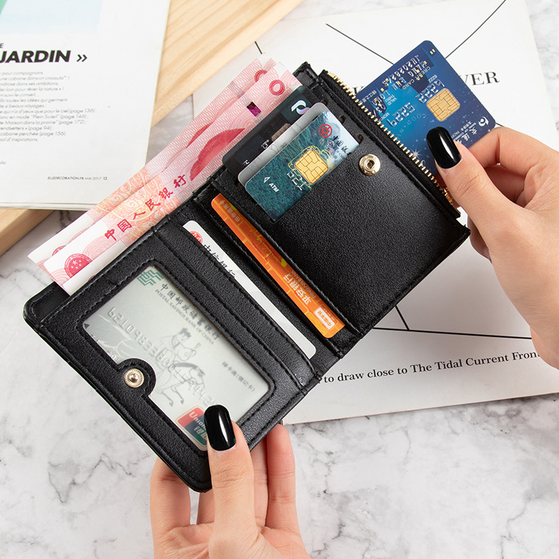 Ready stock COD 【EYB】New Retro Folding Small Wallet Women's Short ...