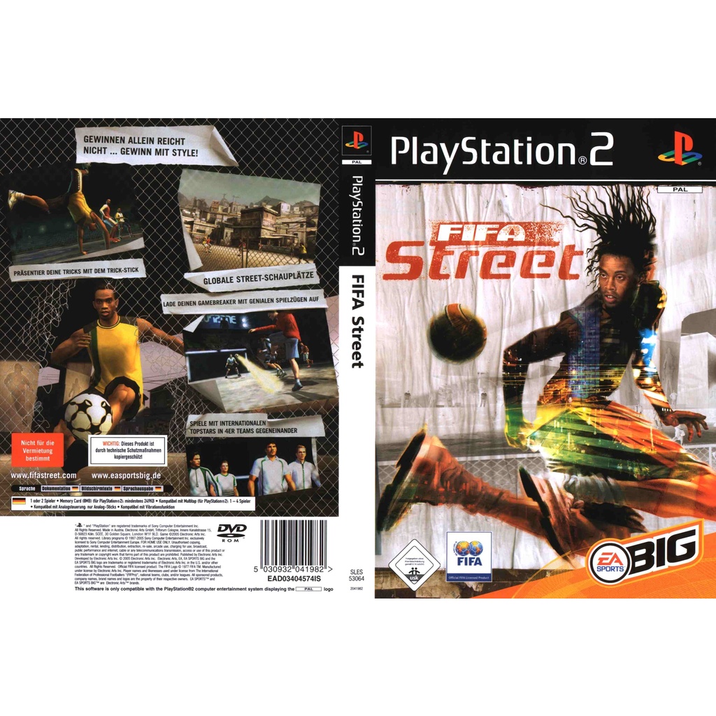 แผ่นเกมส์ PS2 Fifa Street คุณภาพ ส่งไว | Lazada.co.th