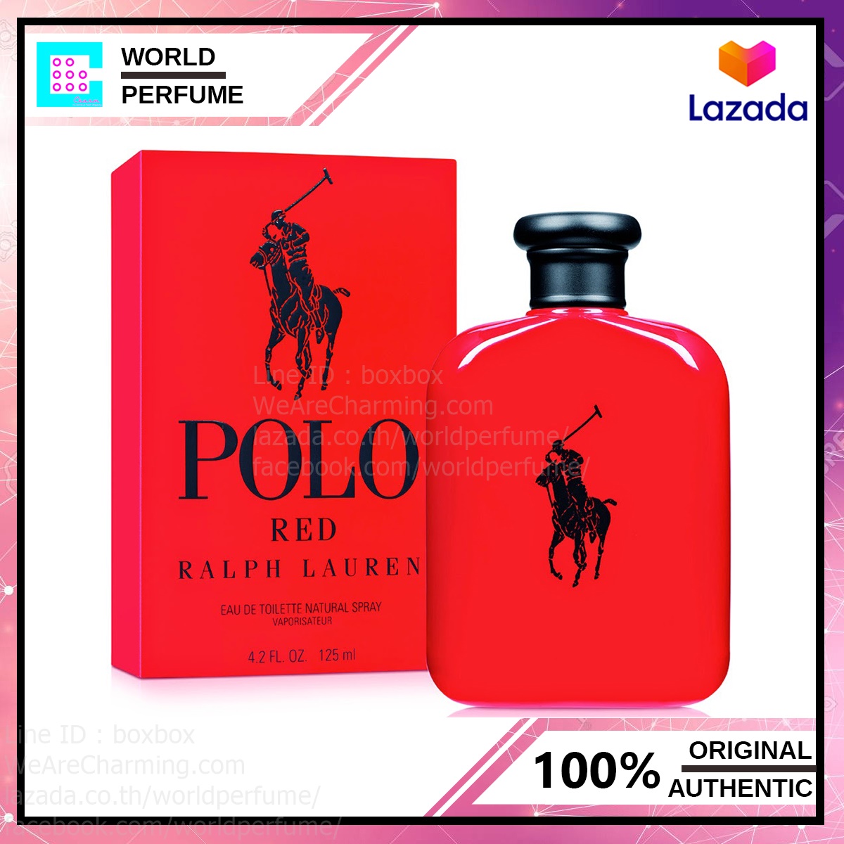 Ralph Lauren Polo Red EDT 125 ml. - WorldPerfume - ThaiPick
