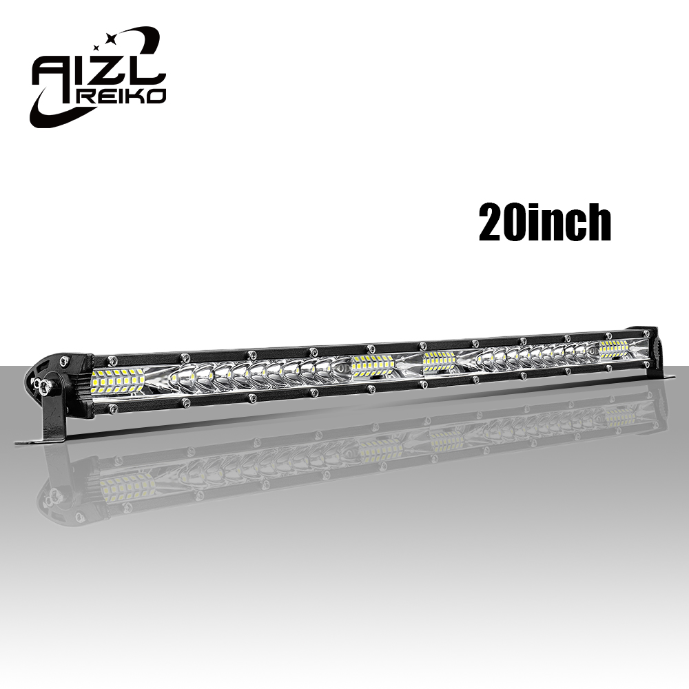 Slim inch Led Light Bar 24v led light 4x4 Offroad For Trucks ATV UAZ ...