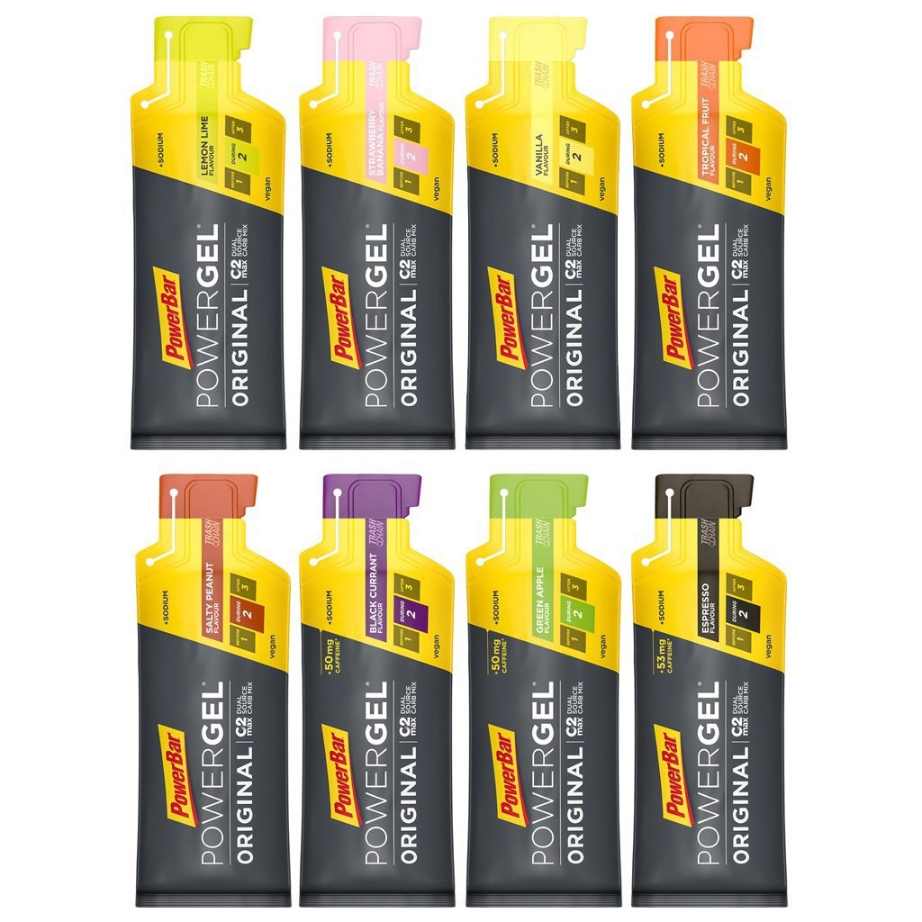 Powerbar Powergel 41ml. [BB 10/2020-05/2021]เจลให้พลังงาน ทานง่าย เพิ่มพลังงานก่อนวิ่ง ระหว่าง ...