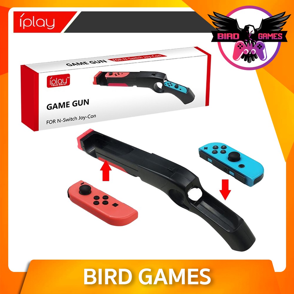 กริปปืนใส่ Joy Con Nintendo Switch iPlay Game Gun กริปปืนใส่จอยคอน กริป ...