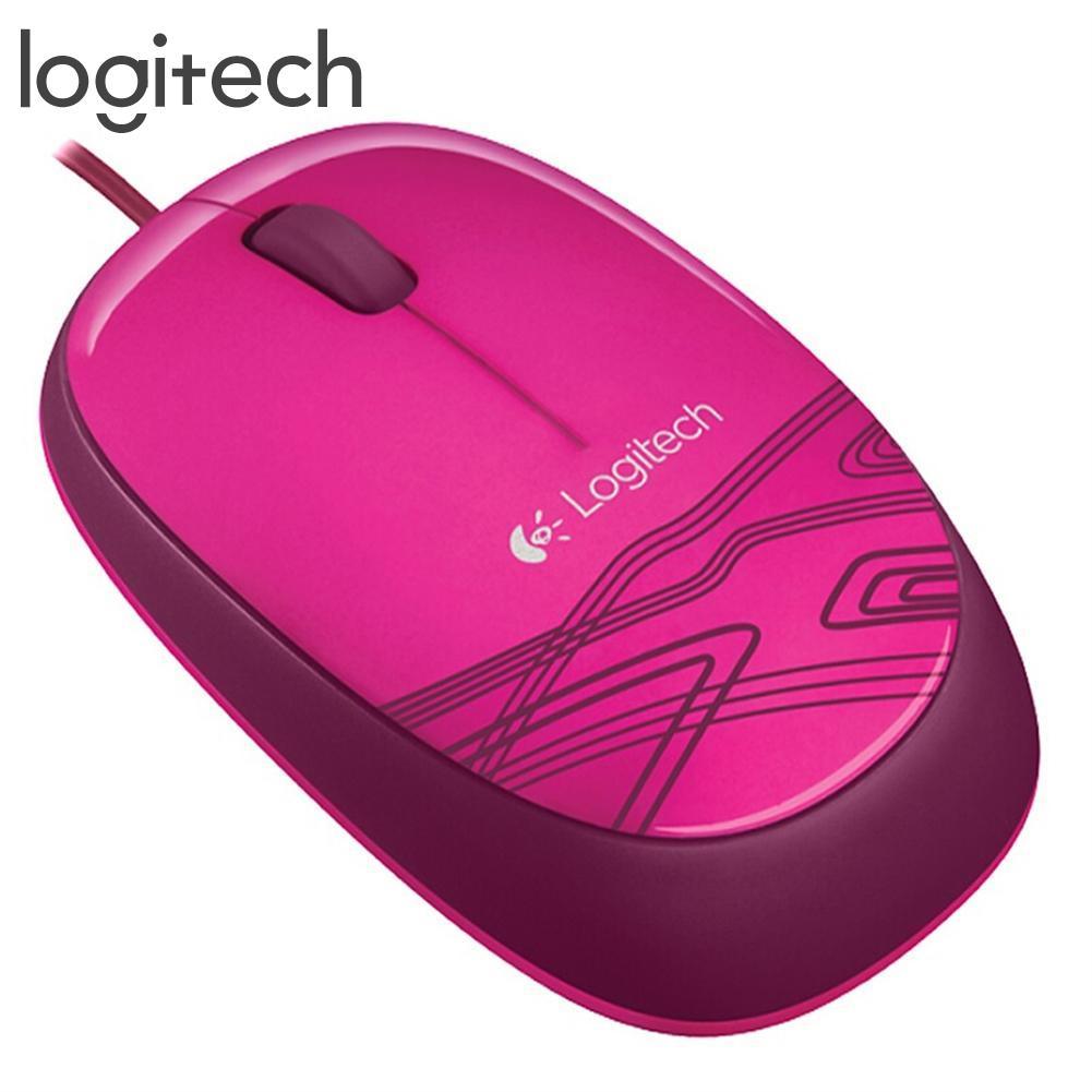 Logitech M105 USB แบบมีสาย 1000DPI เมาส์สำหรับ Mac OS/พอร์ตคอมพิวเตอร์ ...