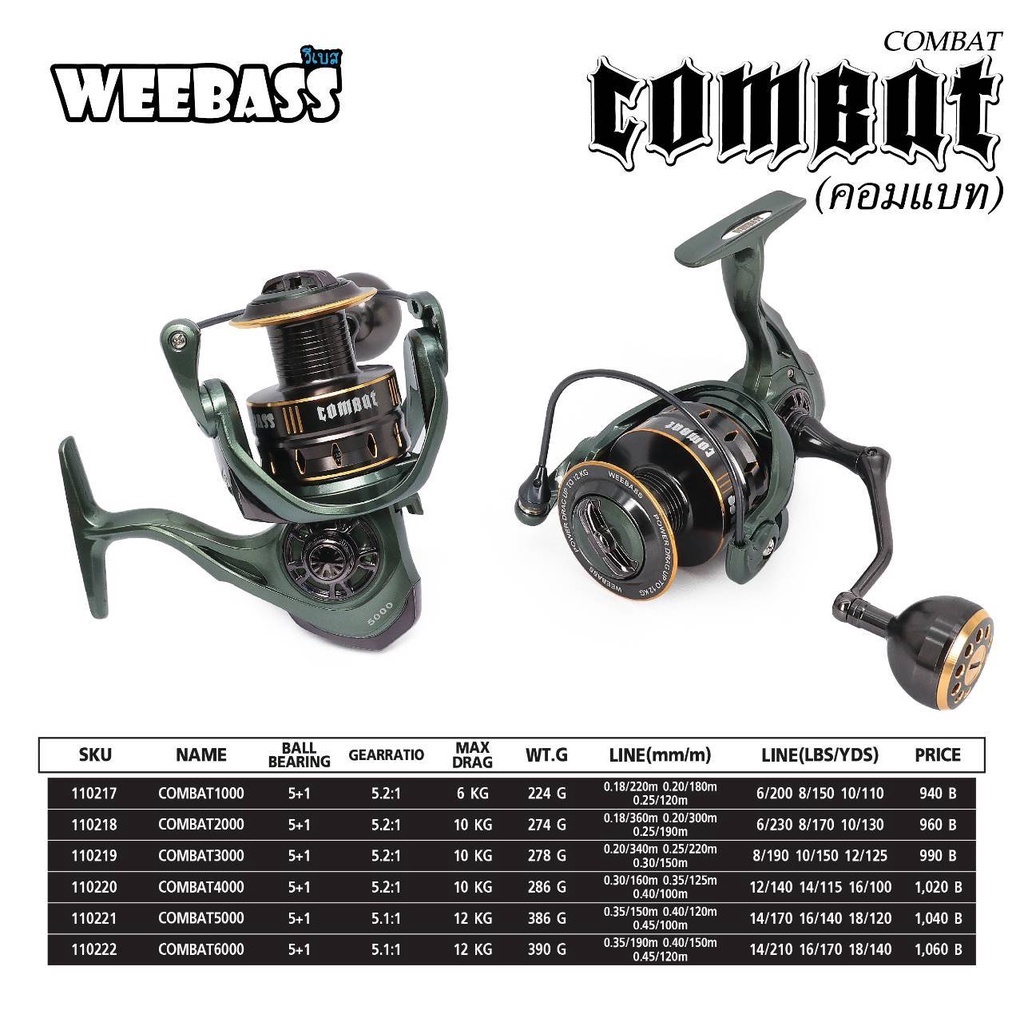 รอกสปิน Weebass Combat | Lazada.co.th