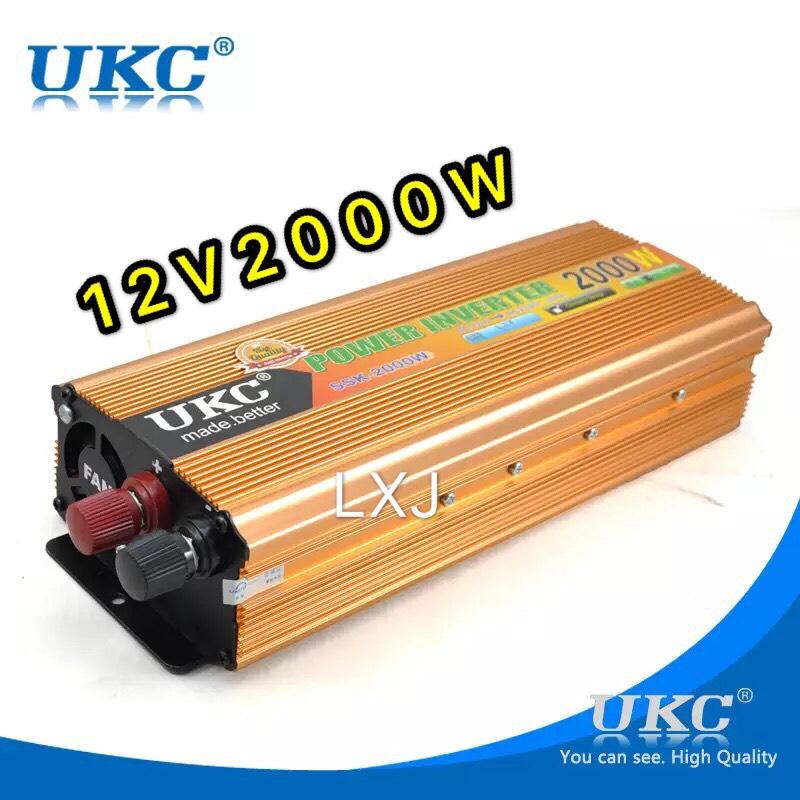 Thaivasion UKC Power Inverter 2000W with Charger 12V DC to 220V AC Output12V2000W - MAS MAS ...