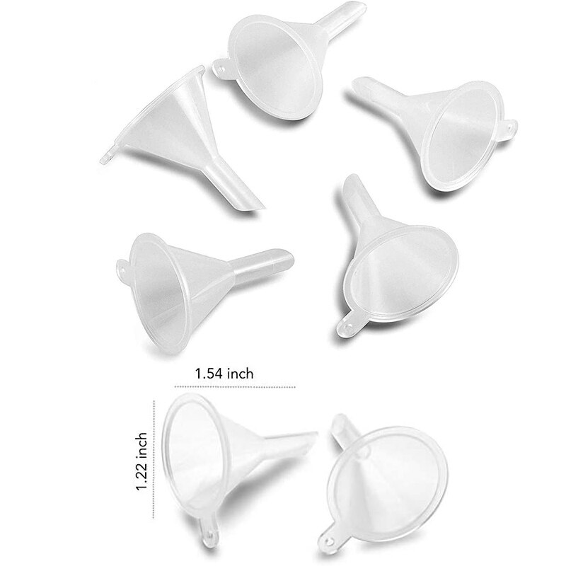 10Pcs 38mm*31mm Mini Funnel Perfume Dispenser Funnel Small Plastic ...