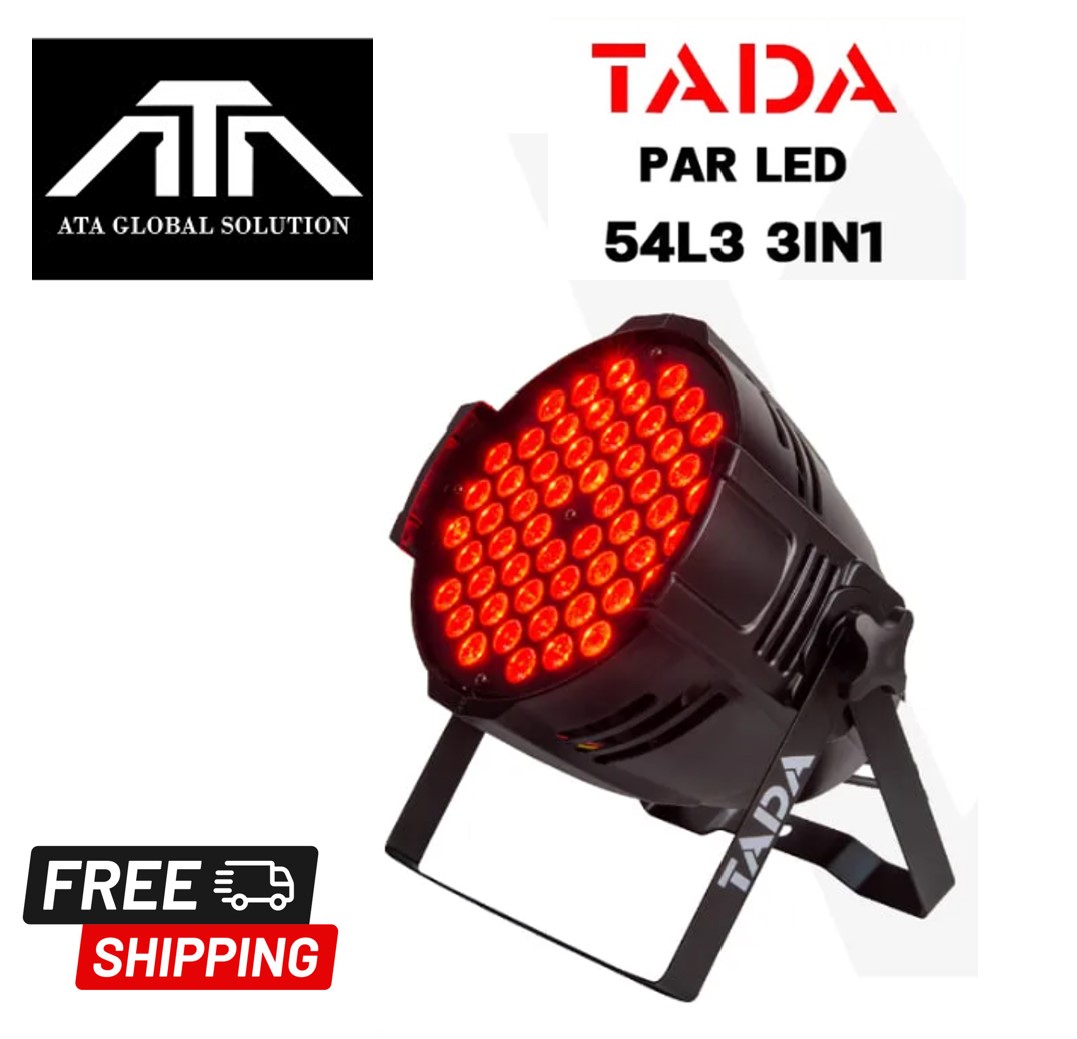 ส่งฟรี ไฟพาร์ TADA 54L3 PAR LED 3in1 3 in 1 ไฟแสงสี ไฟเวที โคมพาร์ เวที PAR 3in1 DMX512 ทาดา ...