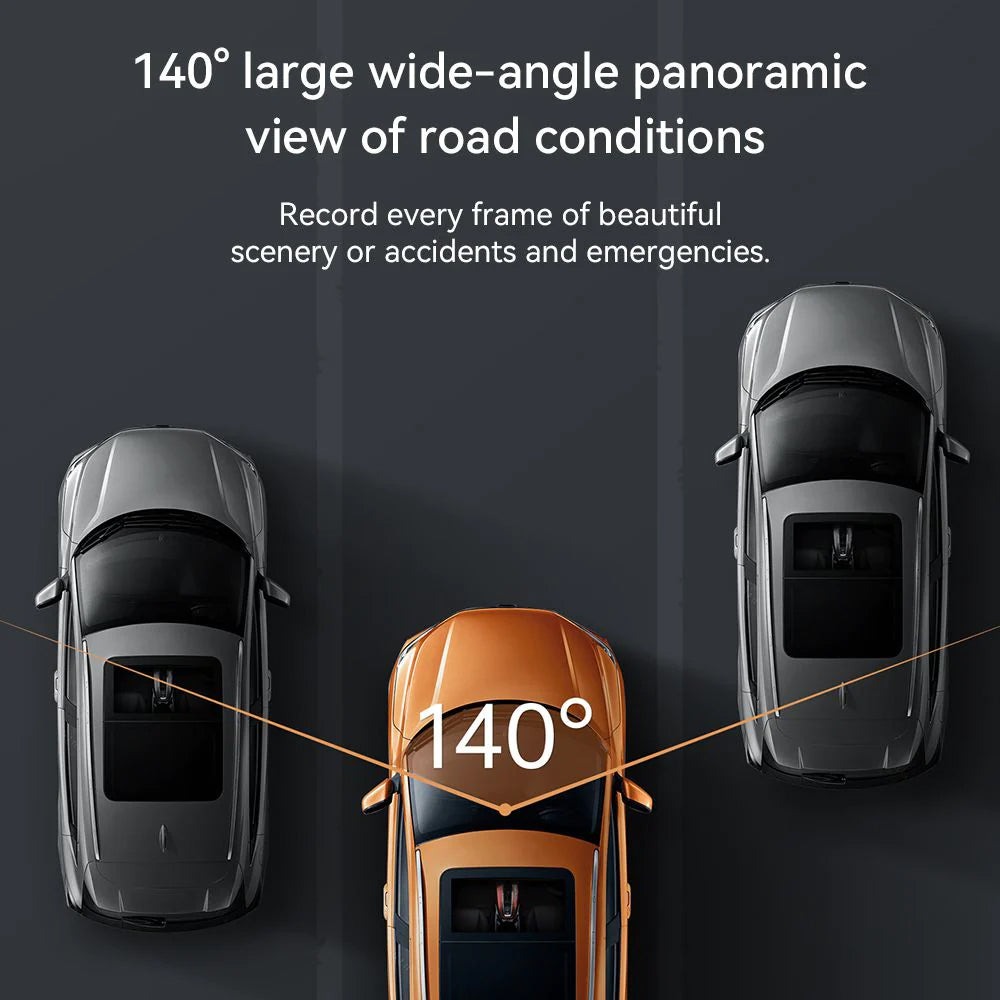 ประกัน 1 ปี Hoco DV3 กล้องติดรถยนต์ กล้องหน้าหลัง ชัดระดับ FHD ชัดทั้งกลางวันและกลางคืน หน้าจอ ...