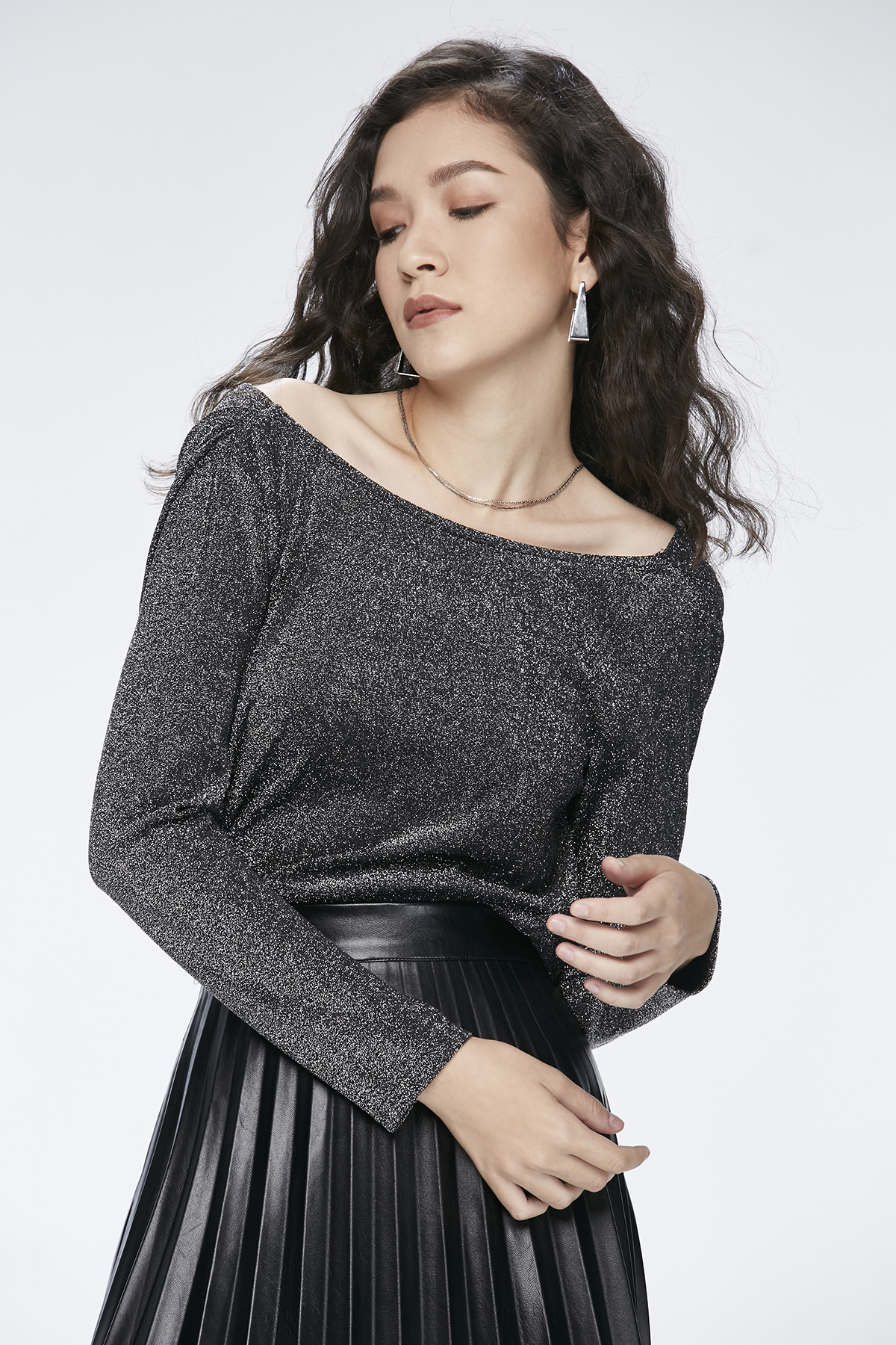 Hamburger Studio Evicka Blouse ( K0929 ) - HamburgerStudio - ThaiPick