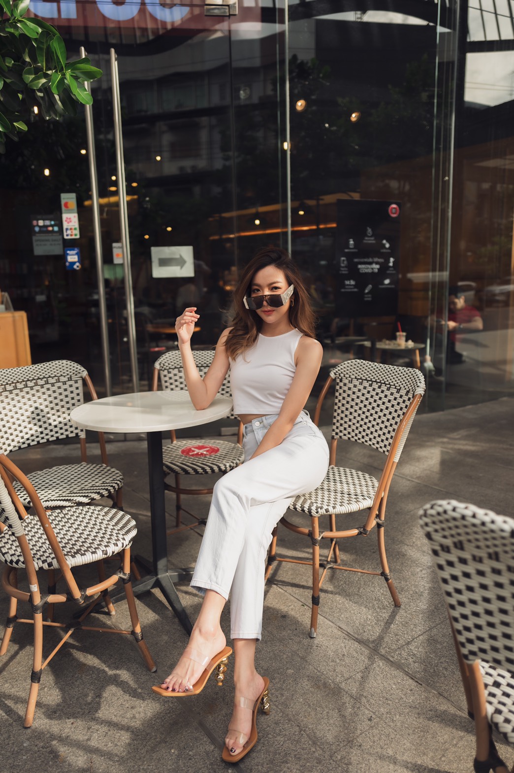 Wara Curved classy straight no.10 - CCS.10 - Bleach wash (896) กางเกง ...