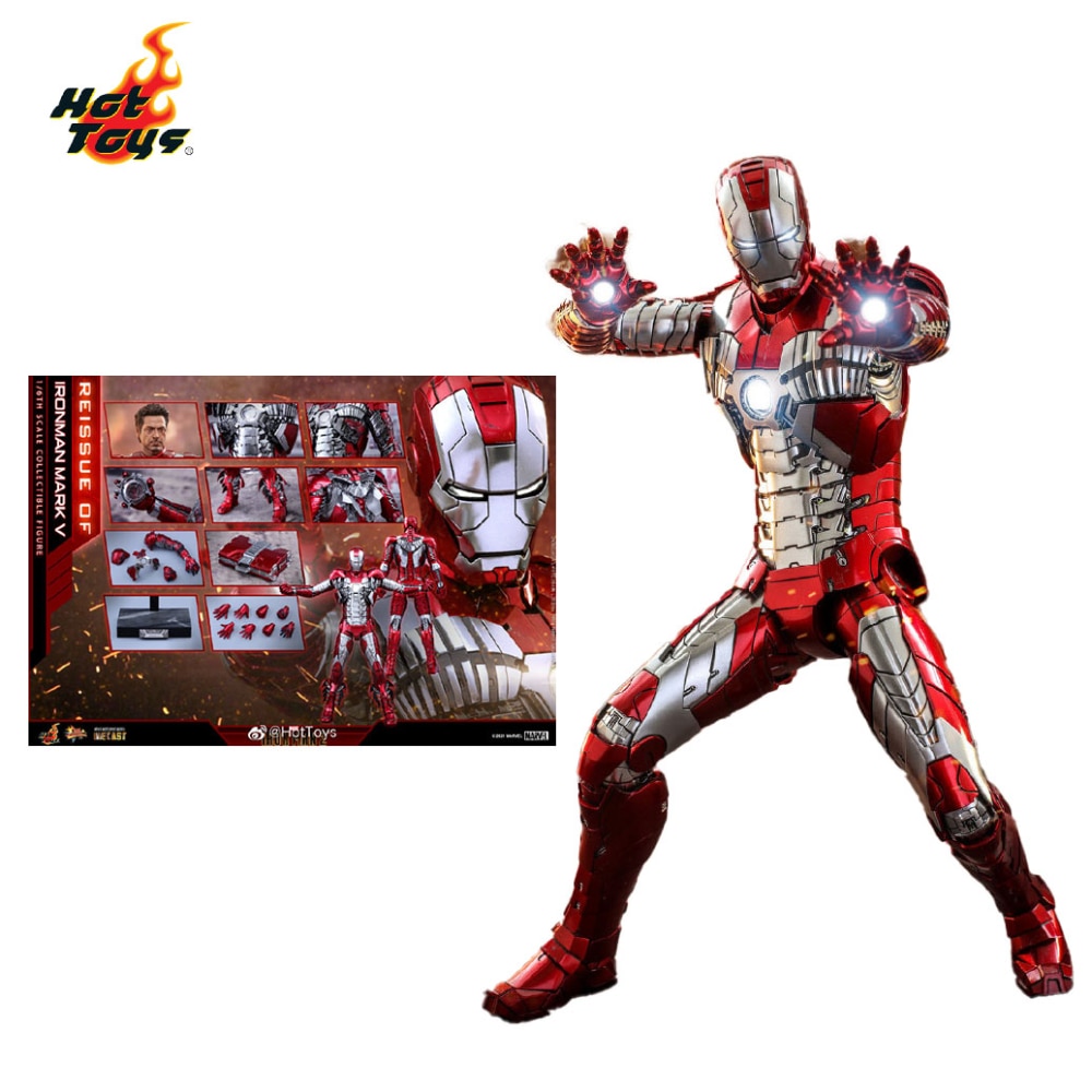 HotToys MMS400D18 Movie Masterpiece DIECAST Iron Man 2 16 Scale Figure ...