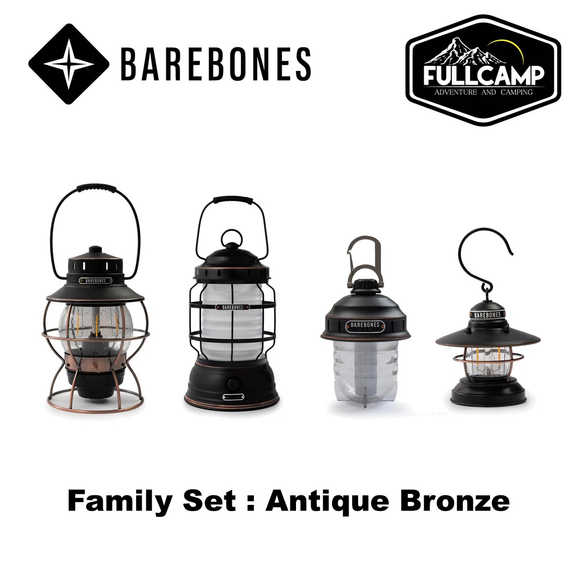 Barebones Family Set (Railroad / Forest / Beacon / Mini Edison ...