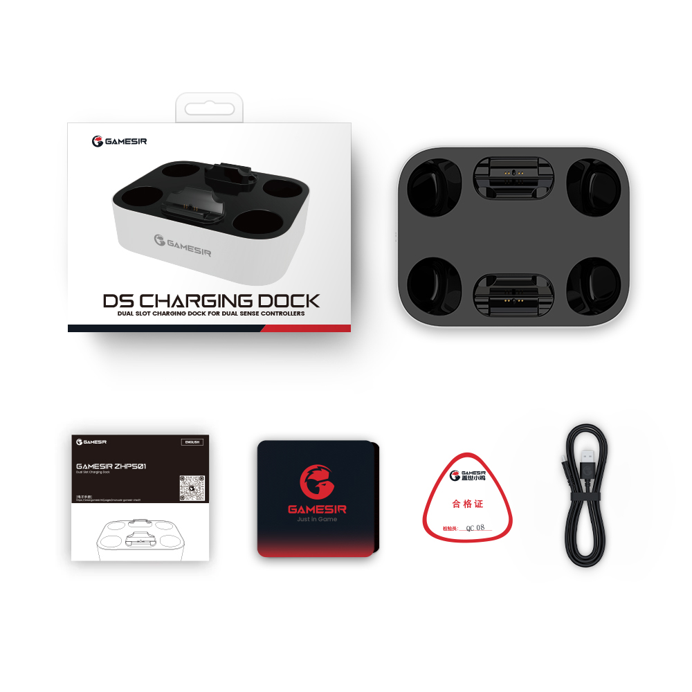 GameSir ZHP501 PS5 Dual Controller Charger Station แท่นชาร์จสำหรับจอย ...