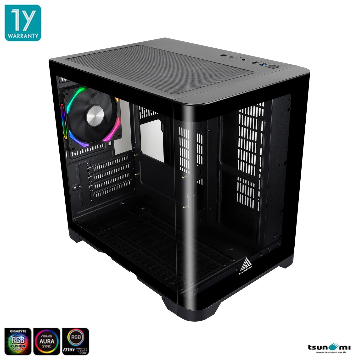 ชุดคอมโบ 2in1 Tsunami Adventure Z Curve Panorama Gaming Case with 1266 ...