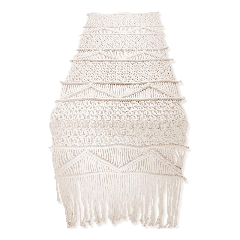 Macrame Table Runner 86 Inch Long,Boho Fall Table Runner for Bohemian ...