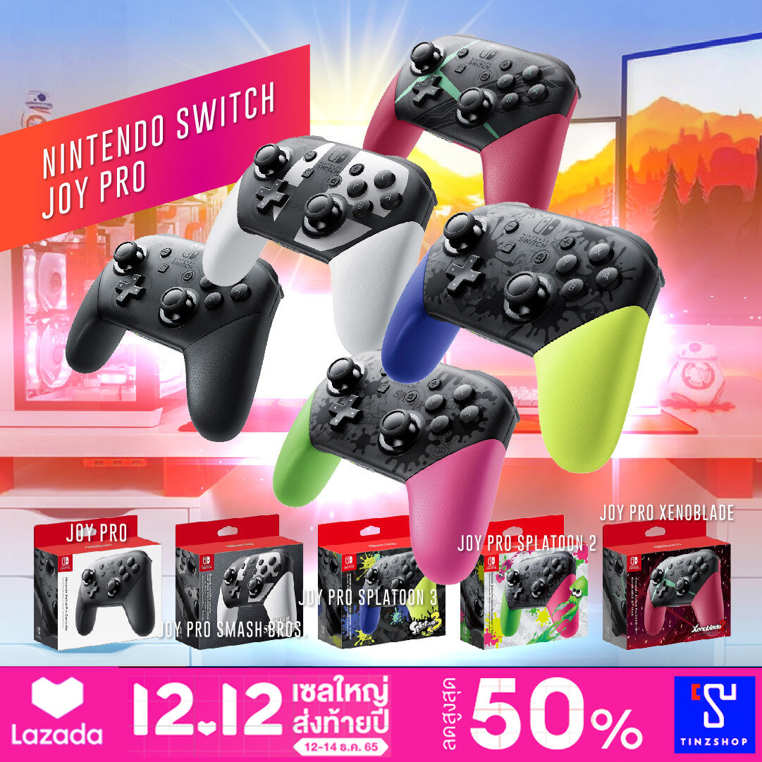 ฟิล์มกระจก Nintendo Switch แบบ Ceramic ใส ถนอมสายตา ด้าน 9h Pro Plus 2 ...