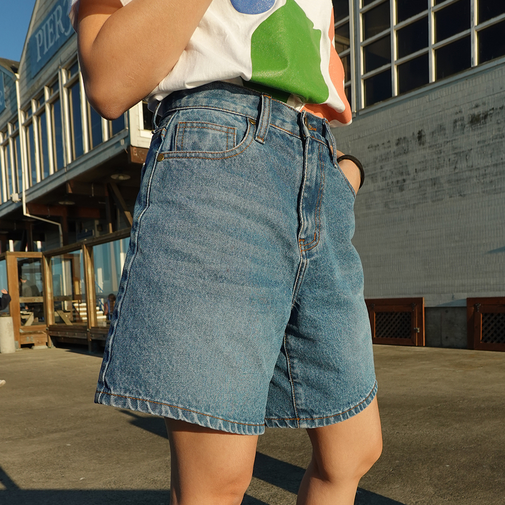 11.11 พร้อมส่ง 25.11 RYA Boutique Olivia Denim Shorts กางเกงยีนส์ขาสั้น ...