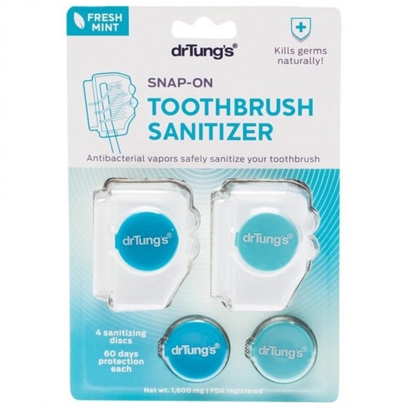 DrTung's Snap-On Toothbrush Protection ที่ครอบแปรงสีฟัน ที่สามารถกำจัด ...